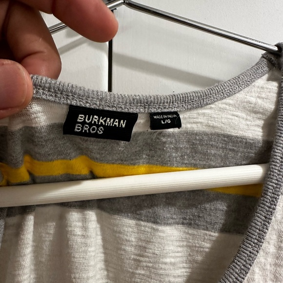 Burkman Bros | Shirts | Burkman Bros Stripped Tank Gently Used | Poshmark